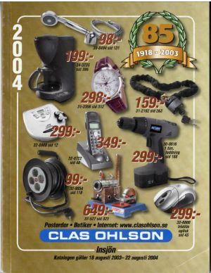 Clas Ohlson kataloger